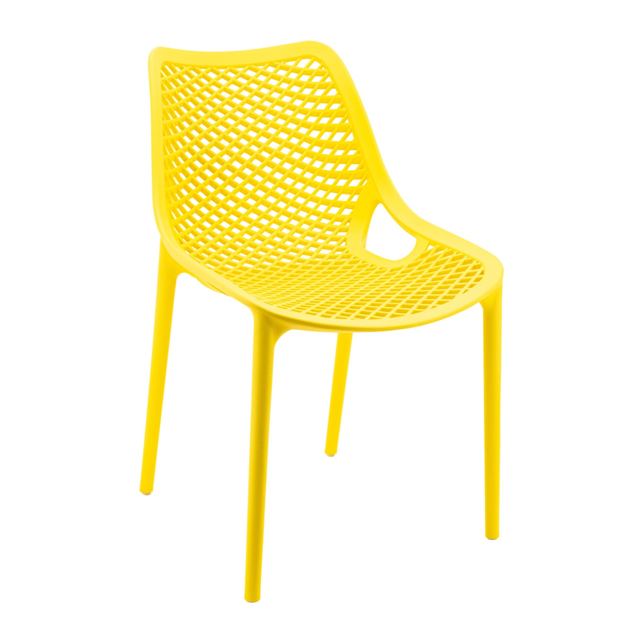 Envy Chair with Arms in Charcoal - Cafe Solutions