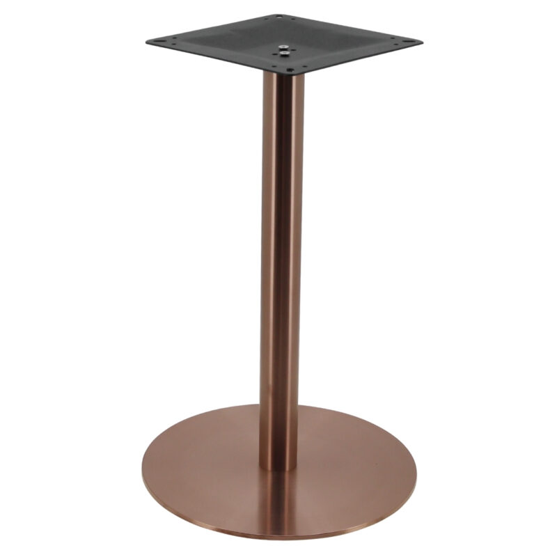 Circular Stainless Steel Dining Table Base | Cafe Solutions
