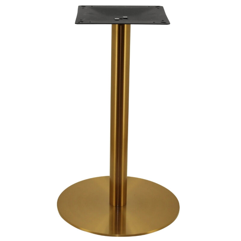 Circular Stainless Steel Dining Table Base | Cafe Solutions