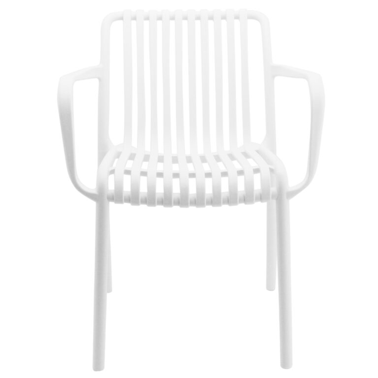 Tuscan Chair in White with Arms | From $55 | Cafe Solutions
